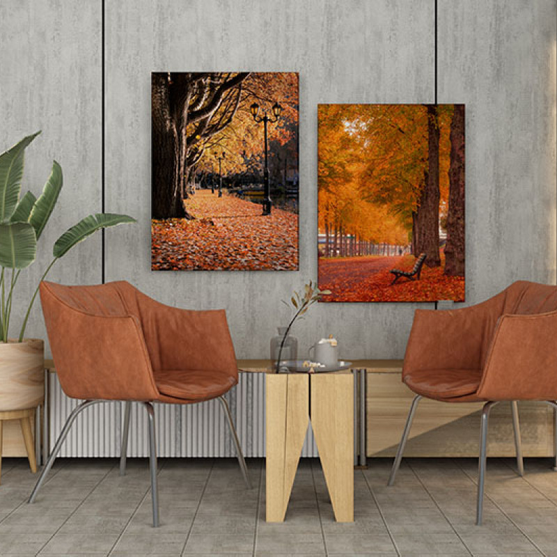 Toamna in Parc - Set 2 Tablouri | ViZIO ⭐⭐⭐⭐⭐