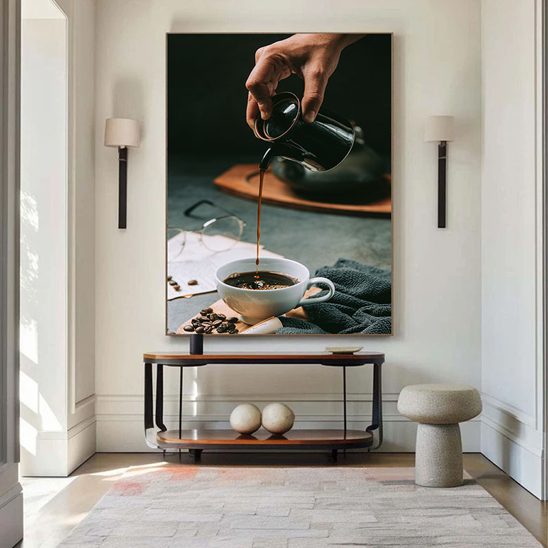 Coffee Time - Tablou Cafea | ViZIO Tablouri Canvas ️