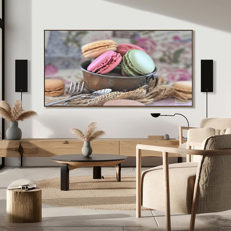 Bol cu macarons - Tablou Food | ViZIO Tablouri Canvas ️