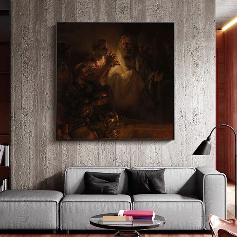Tăgăduirea Sfântului Petru – Rembrandt | ViZIO Tablouri Canvas ️