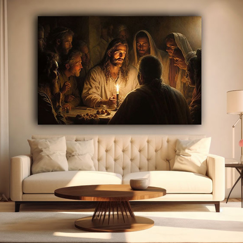 Cina cea de taina - Tablou religios | ViZIO ⭐⭐⭐⭐⭐