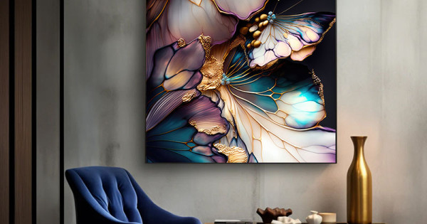 Flori de marmura - Tablou floral | ViZIO ⭐⭐⭐⭐⭐