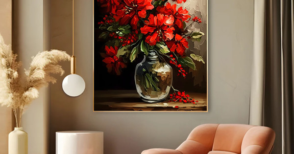 Florile Pasiunii - Tablou cu flori | ViZIO ⭐⭐⭐⭐⭐
