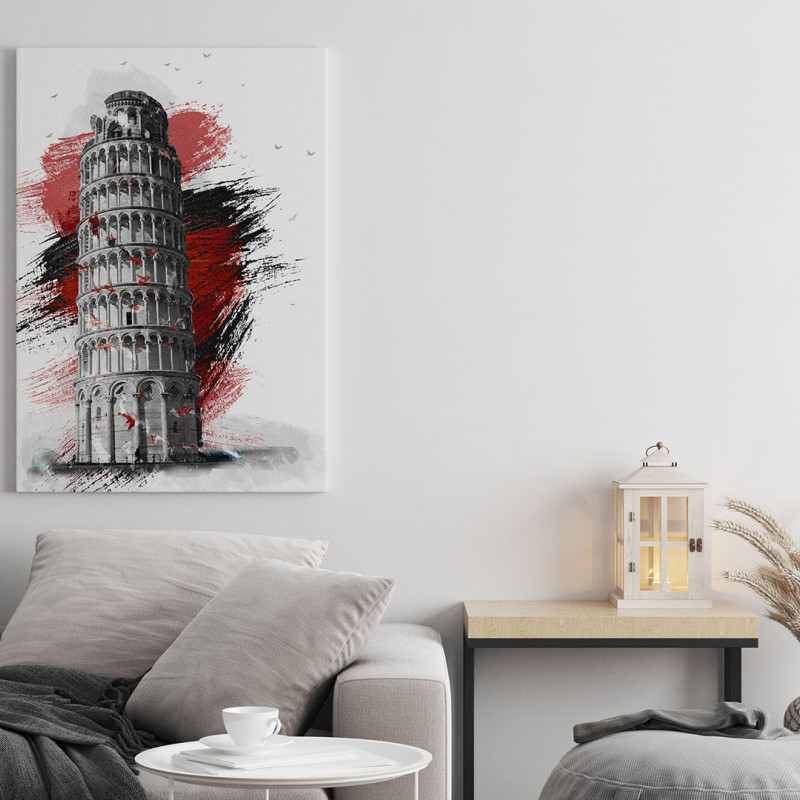 Turnul din Pisa - Tablou urban | ViZIO Tablouri Canvas