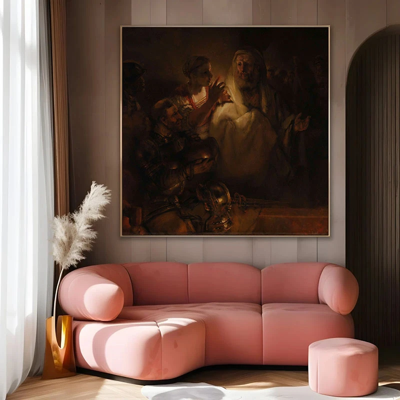 Tăgăduirea Sfântului Petru – Rembrandt | ViZIO Tablouri Canvas ️