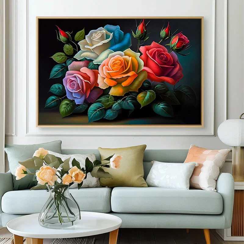 Culori si Delicatete - Tablou floral | ViZIO Tablouri ️