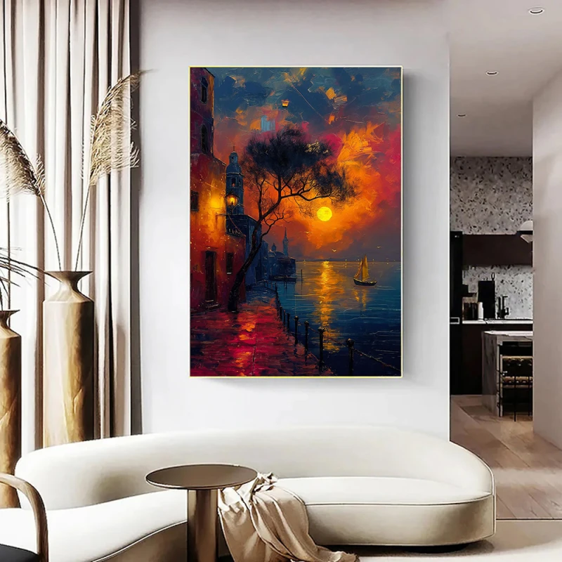 Povestea unei Seri - Tablou peisaj | ViZIO Tablouri Canvas ️