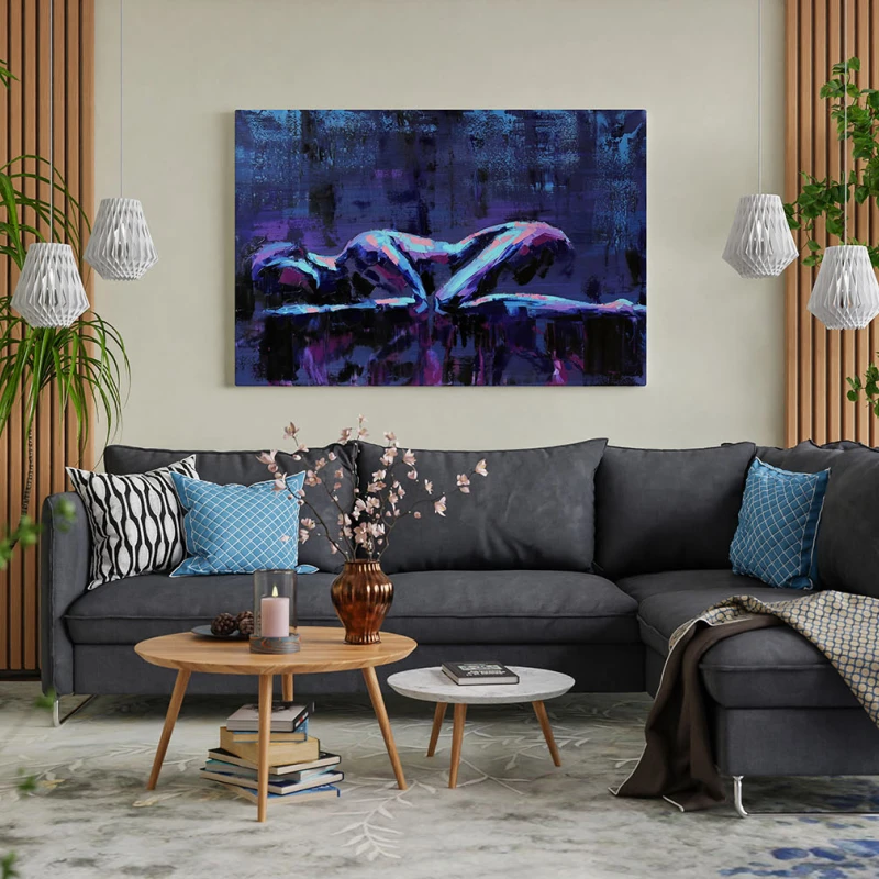 Silueta Singurătății - Tablou urban | ViZIO Tablouri Canvas